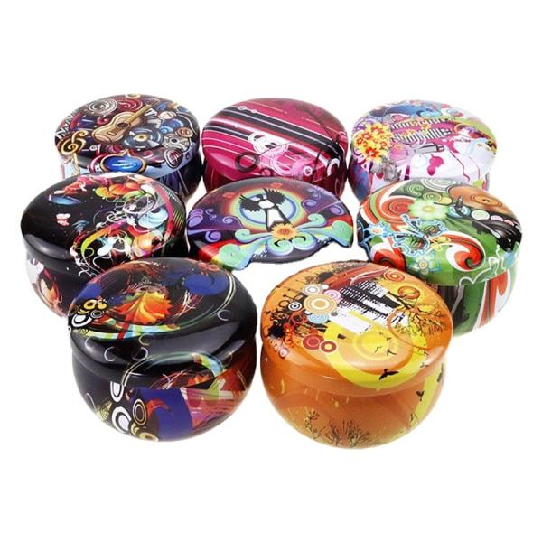 Quality Empty Decorative Candle Tins Michaels Round Antique Tin Candle Box Spice Tins for sale