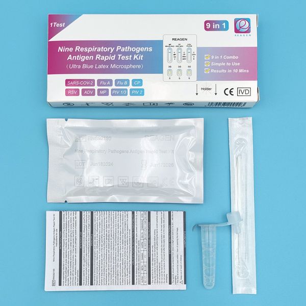 Quality Rapid Nine Pathogens Antigen Test Kit for Human Nasal Swab for sale