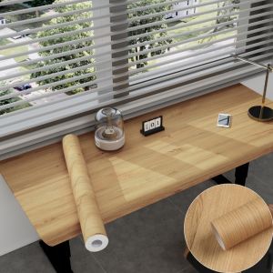 Quality Modern Brown PVC Wood Grain Wallpaper Self-Adhesive Waterproof for sale