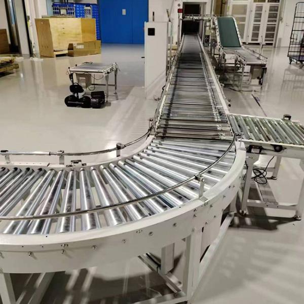 Quality IoT-Connected Drum Conveyor Assembly Line Roller Belt Type For Industry 4.0 for sale
