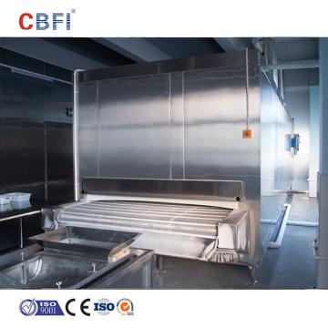 Quality 168KW Quick Freezing Machine Commercial Tunnel Blast Chiller Freezer for sale