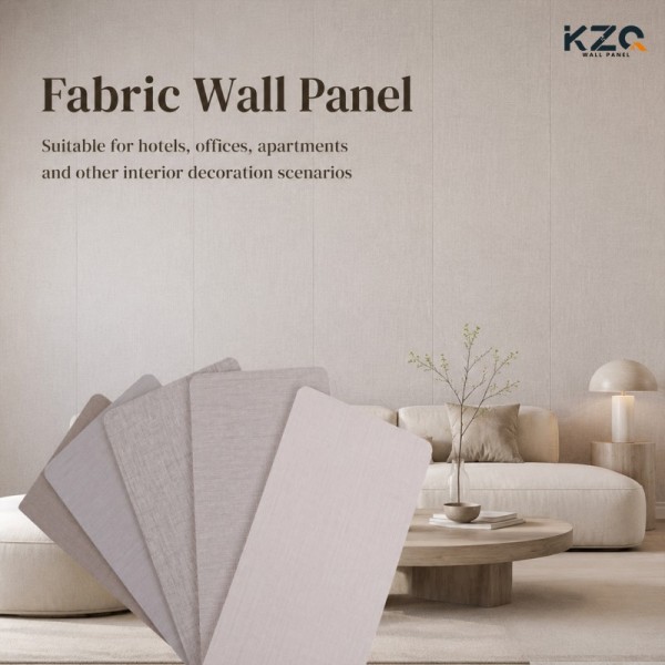 Quality Fabric Texture Bamboo Charcoal fibre board Interior Decorative Panels for Commerce Use for sale