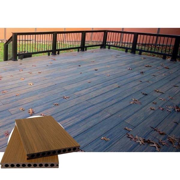 Quality 200x24mm Patio Anti UV Outdoor Composite Wood Stone Grey 38% HDPE for sale