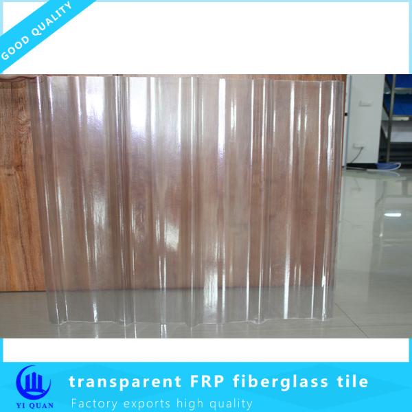 Quality Waterproof 3mm 4mm FRP Transparent Roofing Sheets for sale