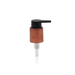 Quality Bronze Glossy Closure 24mm Cosmetic Treatment Pumps With Matte PP Pump Head for sale