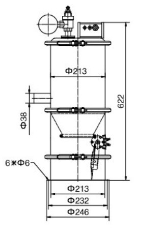 Quality 700kg H Pouch Packaging Line Power Granule Pneumatic Vacuum Conveying System for sale