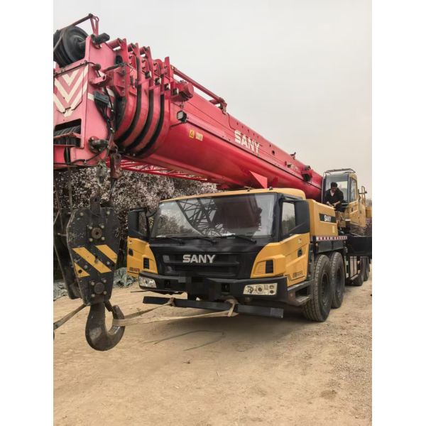 Quality Second Hand Sany 80T All Terrain Mobile Crane STC800T5 Heavy Lifter Cranes 2018 used for sale