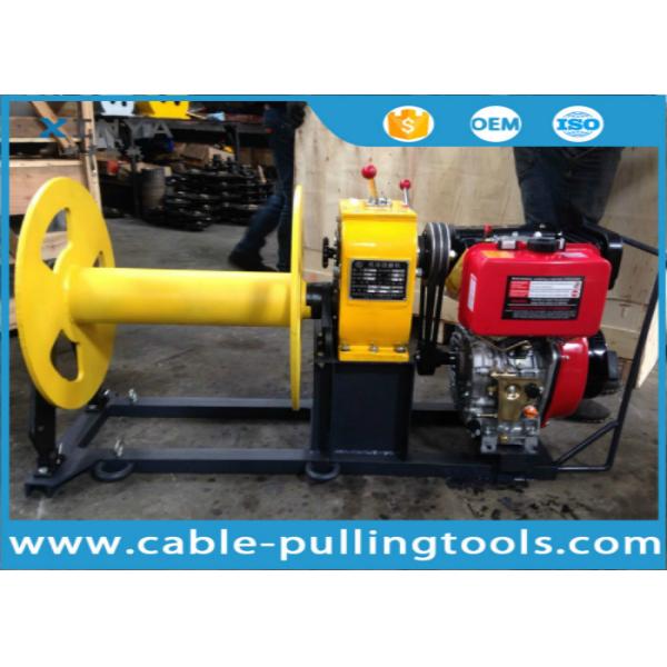 Quality Cable Pulling Tools 3 Ton Diesel Engine Winch For Pulling Wood for sale