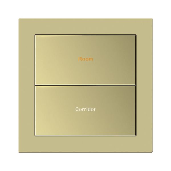 Quality 86mm Modbus Wall Switch , Home Lighting Switches Two Gang Push Button for sale