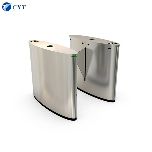 Quality Flap Barrier Gate with 1200*300*980 Mm Dimension and 30-40 People/minute Transit Speed Featuring RS485 Communication for sale
