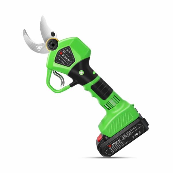 Quality Battery Powered Electric Garden Pruners 30mm With 2 Pack 21V Battery for sale