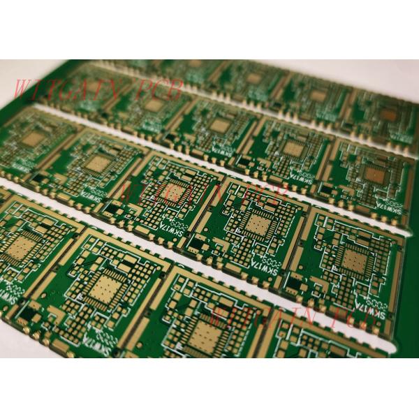 Quality Four Layer Half Hole PCB Printed Circuit Board Finished Thickness 0.8MM for sale