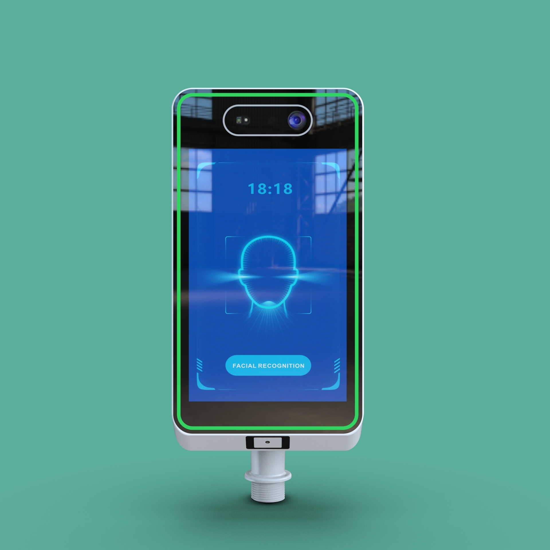 Quality 8" Face Recognition & HID Card Dual-Authentication Access Terminal for sale