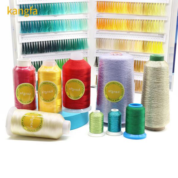 Quality Industrial Threaded Sewing Thread 720 Colors 100% Polyester Glossy Embroidery for sale