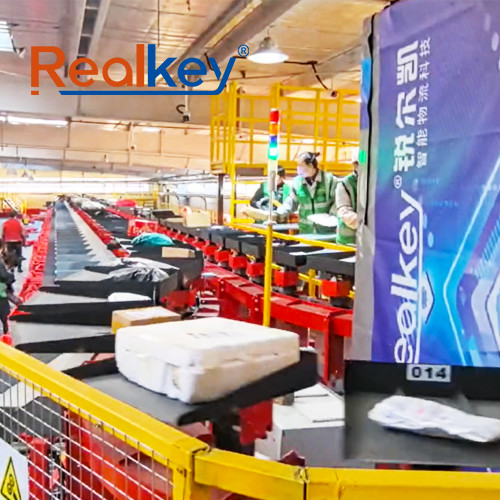 Quality Fast Speed Tilt Tray Parcel Sorting Equipment Long Lifespan Design Easy To Upgrade for sale
