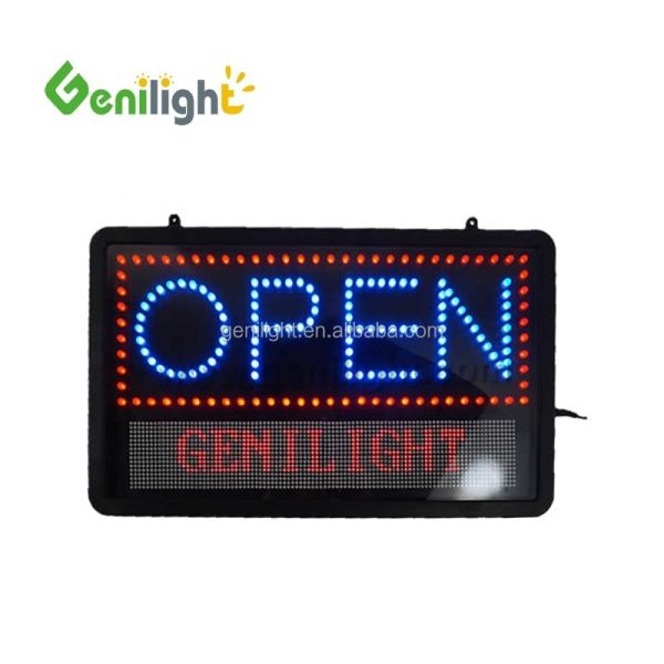 Quality LED Open Decorative Neon Sign Flashing and Touch Screen Type for Commercial for sale