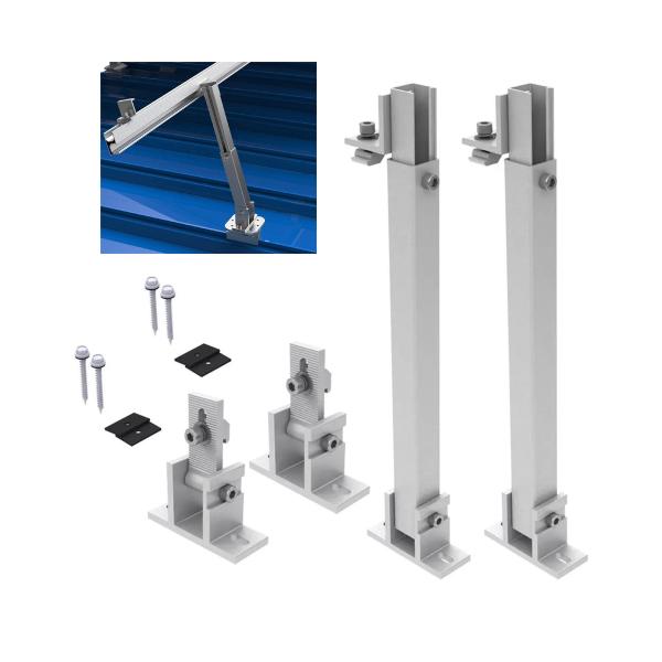 Quality Adjustable Solar Panel Mounting System for Metal/Tin Roof Easy to Install and for sale