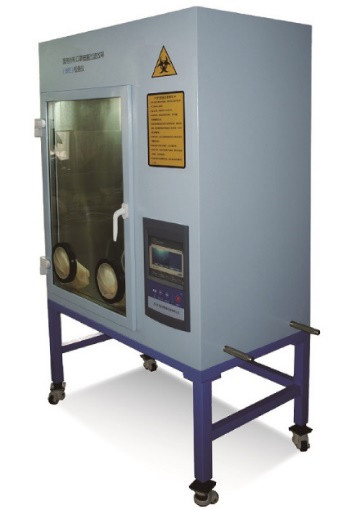 Quality ASTM F2101 Mask Bacteria Filtration Efficiency Tester With Dual 6-Level Sampler for sale
