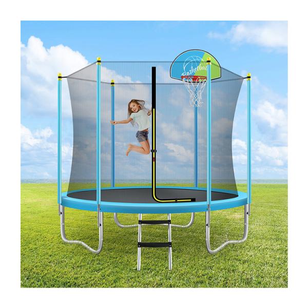 Quality Outdoor Trampoline Park with Stainless Steel Frame and 800 lbs Max. Weight Capacity for sale
