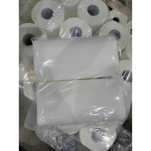 Quality 12 Rolls Bundle Lamination Small Toilet Tissue Paper Roll Making Machine for sale