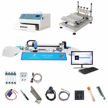 Quality CHMT36VB Manual Pick And Place Robot Dual Side 58 Feeders SMT Assembly for sale