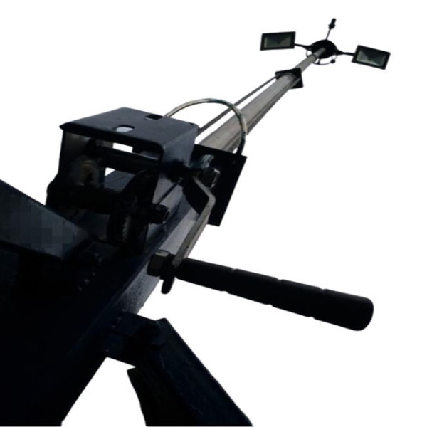 Quality Aluminum Antenna Tower 30ft 9 Meter Portable Telescopic  Portable Telescopic Mast for sale