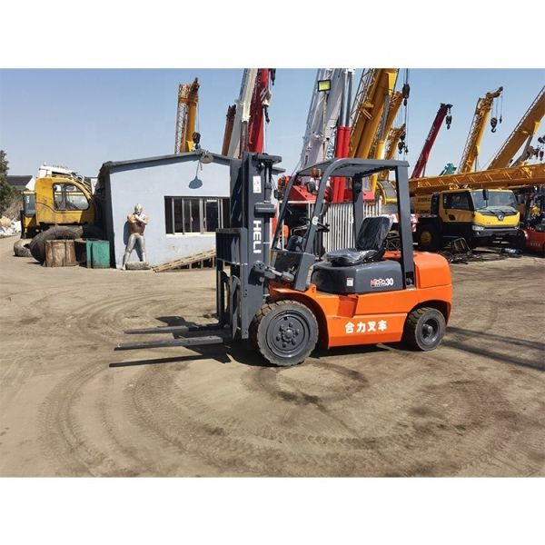 Quality Food Shop Diesel Forklift Truck with Euro 3 Euro Engine HELI HECHA 3TON 3 Ton for sale