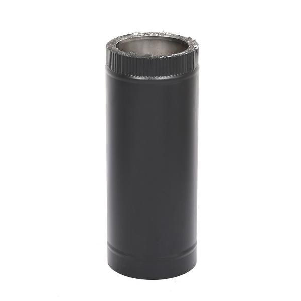 Quality Straight Black Chimney Pipe Stainless 304 Material Internal External Installatio for sale
