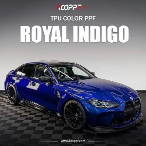 Quality Royal indigo TPU Car Color Film Self Healing PPF Wrap 7.5mil K-022 for sale