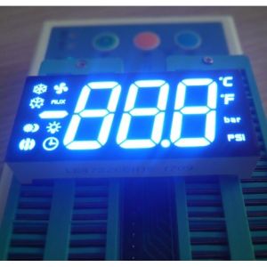 Quality Customized Three Digit 7 Segment LED Display 47 X 22 X 9 mm Outer Dimensions for sale