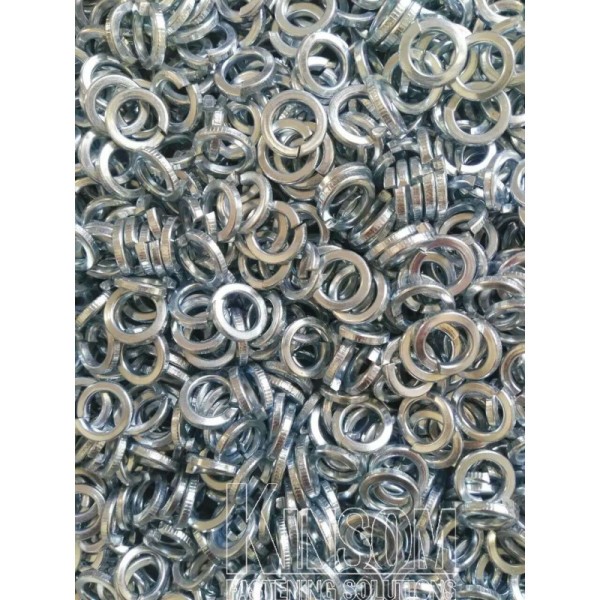 Quality Split washer fixed with special screws zinc plating finish treatment for sale