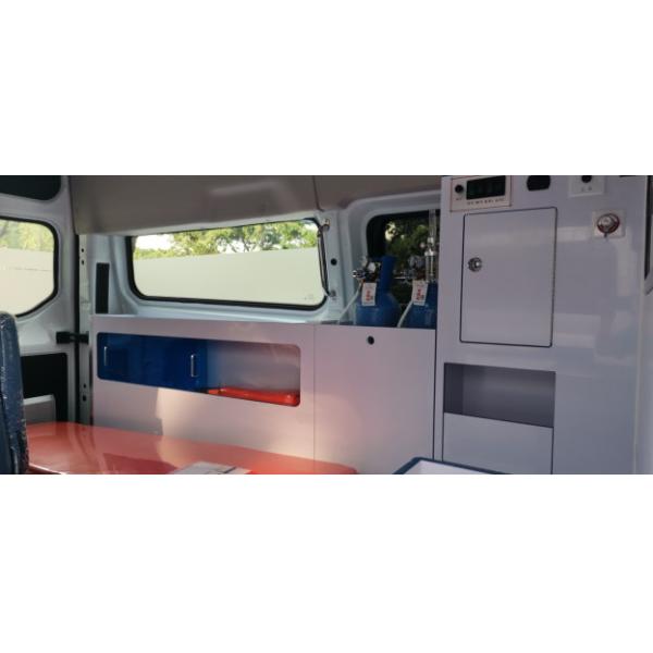 Quality White Ford Transit Ambulance 8 Seaters Gasoline Medical Ambulance for sale