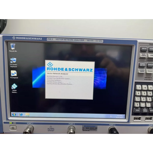 Quality Rohde & Schwarz ZNB8 VNA Vector Network Analyzer 8.5 GHz High Dynamic Range for sale