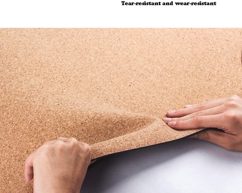Luming YM-021 Cork Yoga Mat with Natural Rubber Bottom, Roots Eco Friendly Yoga Mat, Non Slip Yoga Cork Mat