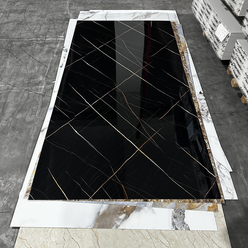 Quality Eco Friendly Durable PVC Marble Sheet Perfect For Wall Panels Decoration Waterproof UV Marble Wall Boards for sale