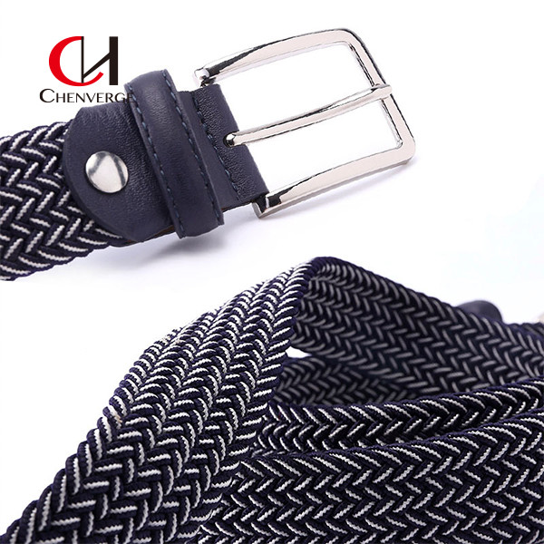 Quality ODM Woven Elastic Belt Needle Buckle canvas Braided Belt for sale