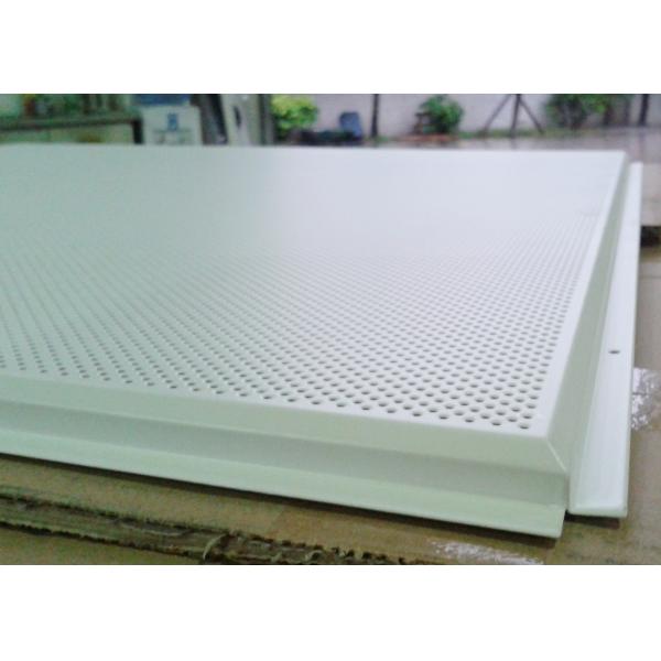 Quality Beveled Angle Lay In Acoustic Ceiling Tiles , Aluminium Commercial Ceiling for sale