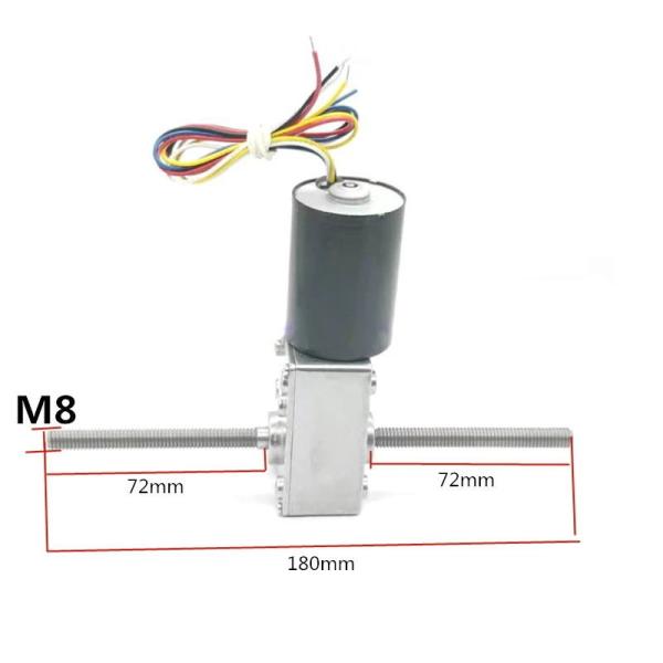 Quality Worn Brushless DC Gear Motor Double Shaft DC 12V 24V Electric Motors BLDC for sale