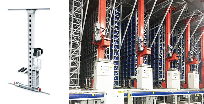 Stacker Crane Floor Supported SRM Storage And Retrieval Machine ASRS Automatic Storage And Retrieval System