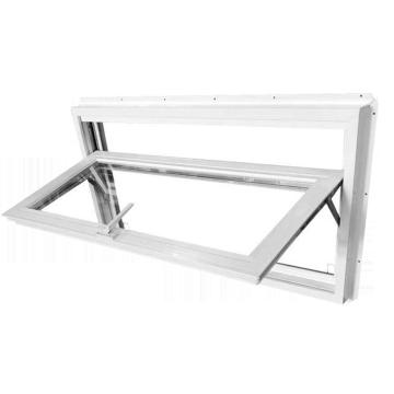 Quality 75mm Series Reverse Vinyl UPVC Hopper Window Inward Tilt for sale