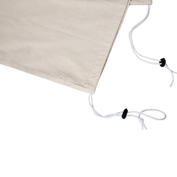 Quality OEM Large Cotton Drawstring 3cm 5 OZ Laundry Hamper Bag for sale