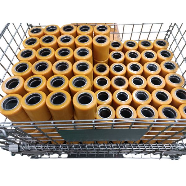 Quality 85 A Shore Hardness Polyurethane Coating Wheels Heavy Duty Wear Resisting for sale