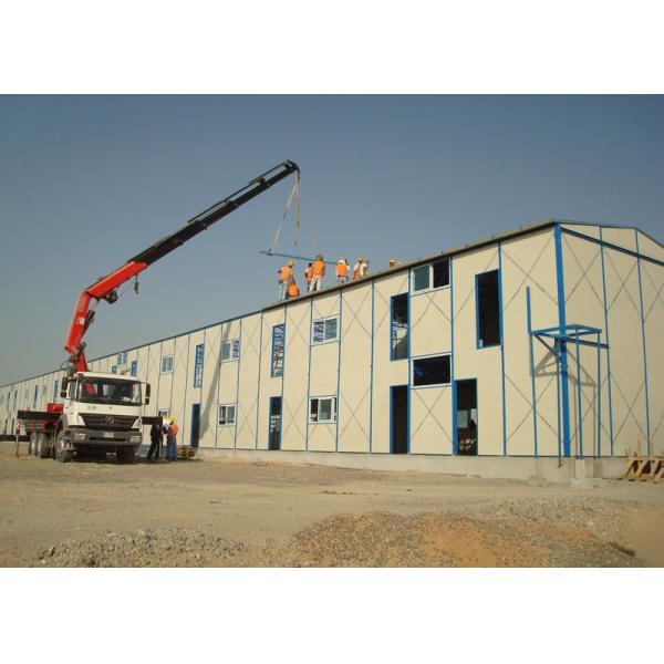 Quality Double Story Steel Frame K Type Prefab Temporary Housing for sale