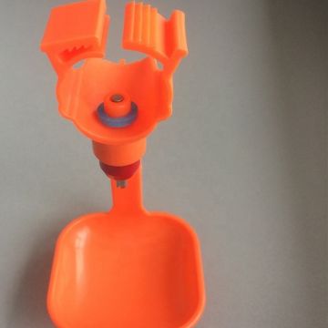Quality Square Pipe Chicken Nipple Drinker With Lock Hanging Suspension Drip Cups for sale