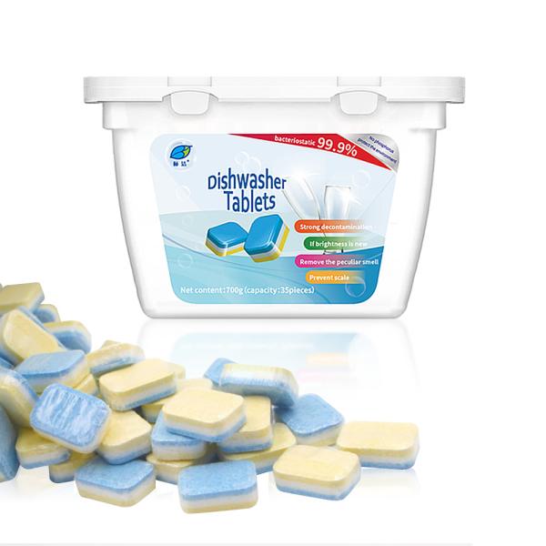 Quality Detergent Effervescent Tablets for Dishwashers 50%-80% Active Ingredient Content for sale