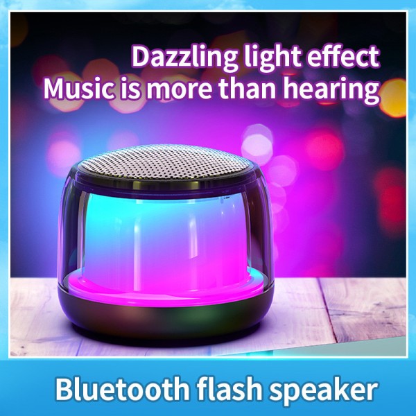 Quality 80mm Bluetooth Speaker Ambient Night Light 600mAh Waterproof Night Light for sale