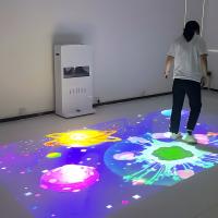 Quality Mobile All-in-One Floor Projection Machine 4000 Lumens for sale