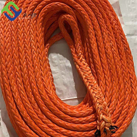 Quality Floating Marine 12 Strand Spectra Rope 40mmx300m UHMWPE UV Resistant for sale