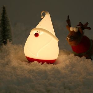 Quality Christmas Night Light For Kids Lamp Cute Lamp 16 Colors Tap Silicone Kids Night for sale
