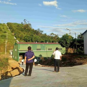 china 60HZ Horizontal Hydro Turbine Unit 20m Water Head 3 To 6 Blades